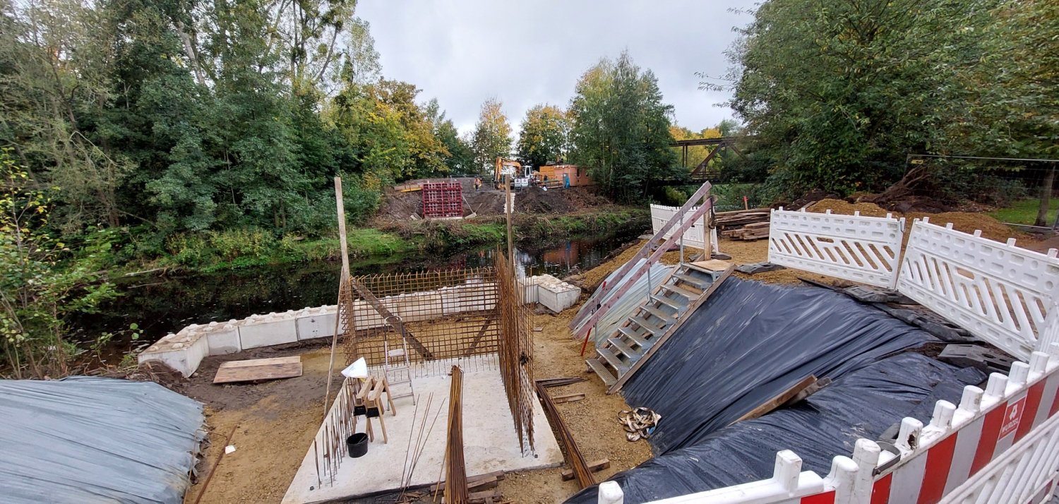 Neubau der Brücke in Weisweiler schreitet zügig voran | Eschweiler